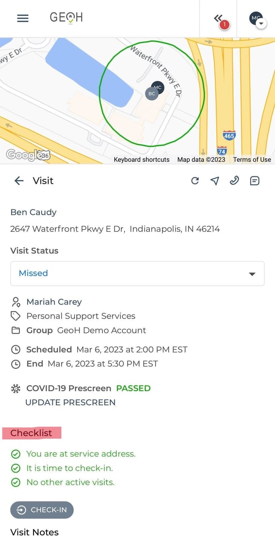 How do I clock in and out of my shift?